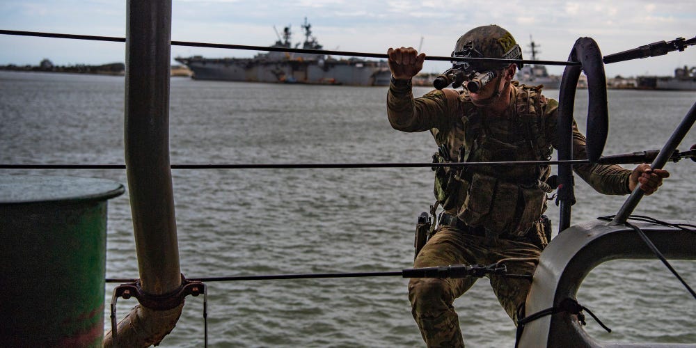 US special-operations units have a daring way to board enemy ships, but ...